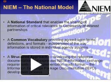 PPT – What is NIEM PowerPoint presentation | free to view - id: 2962a9 ...