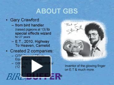 ABOUT GBS presentation | free to view