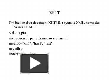 XSLT presentation | free to download