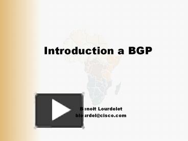 PPT – Introduction a BGP PowerPoint presentation | free to download ...