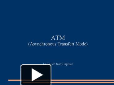 ATM presentation | free to view