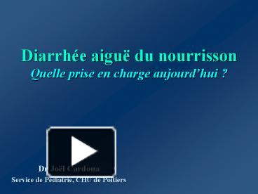 PPT – Diarrh PowerPoint presentation | free to view - id: 29af07-NTkzY