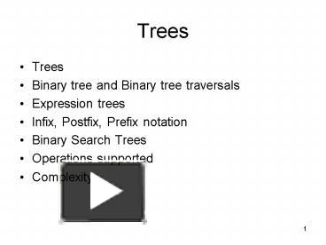 PPT – Trees PowerPoint presentation | free to view - id: 29bf4-OWMzZ