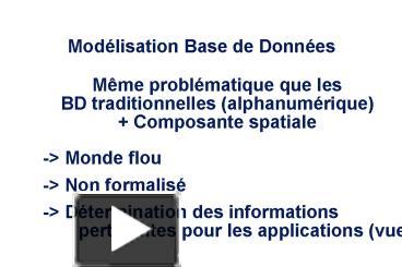 PPT – Modlisation Base de Donnes PowerPoint presentation | free to view ...