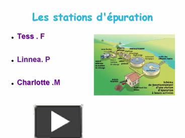 PPT – Les stations d'puration PowerPoint presentation | free to view ...