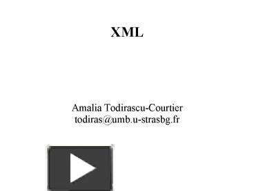 XML presentation | free to view