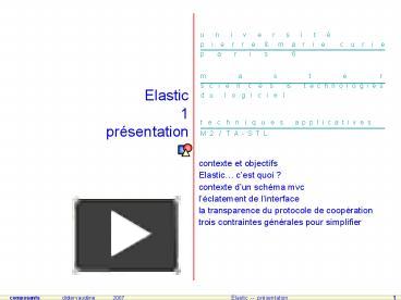 PPT – Elastic 1 pr PowerPoint presentation | free to download - id ...
