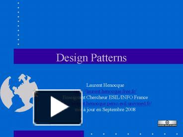 PPT – Design Patterns PowerPoint presentation | free to view - id ...