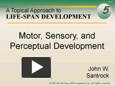 LIFESPAN DEVELOPMENT presentation | free to view