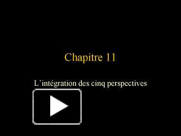 PPT – Chapitre 11 PowerPoint presentation | free to view - id: 2a0c52-NTk0Z