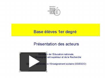 PPT – Base PowerPoint presentation | free to download - id: 2a3193-ZDc1Z