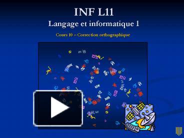 PPT – INF L11 Langage et informatique 1 PowerPoint presentation | free ...