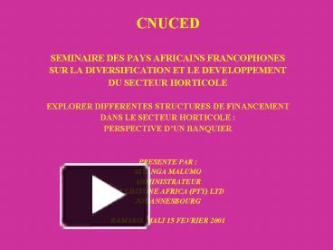 CNUCED presentation | free to view