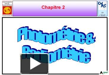 PPT – Chapitre 2 PowerPoint presentation | free to download - id ...