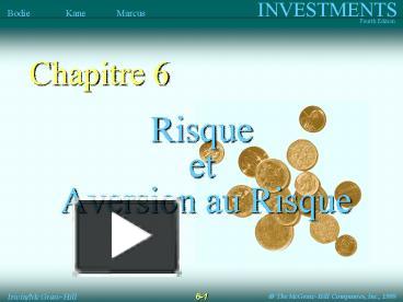 PPT – Risque et Aversion au Risque PowerPoint presentation | free to ...
