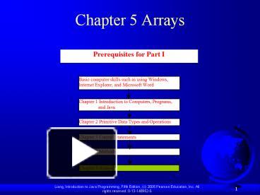 PPT – Chapter%205%20Arrays PowerPoint presentation | free to download ...