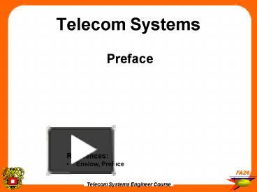 PPT – Telecom Systems PowerPoint presentation | free to view - id ...