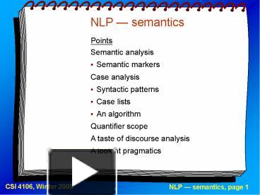 NLP presentation | free to download