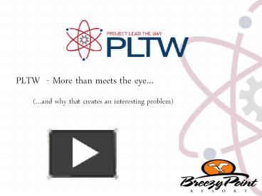 PLTW Showing Your Work presentation | free to download