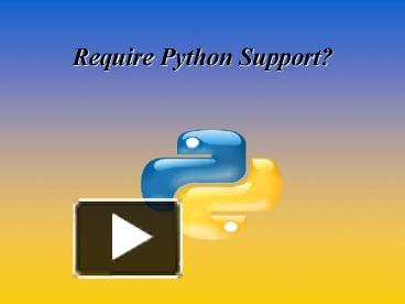 PPT – Offshore Python development | Python developers India PowerPoint ...