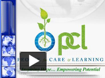 PPT – Introducing People for Care and Learning (NGO) PowerPoint ...
