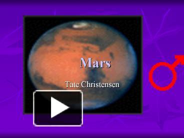 Mars presentation | free to view
