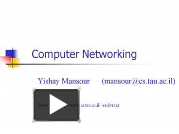 PPT – Computer Networking PowerPoint presentation | free to download ...