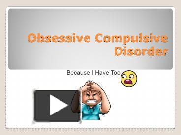 OCD presentation | free to download