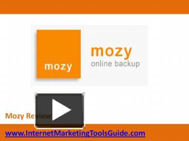 Mozy Review presentation | free to download