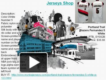 Portland Trail Blazers Jerseys presentation | free to download