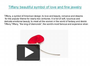 PPT – Tiffany symbol of love and beautiful PowerPoint presentation ...