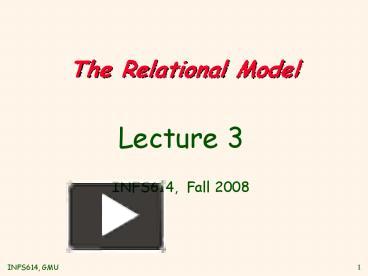 PPT – The Relational Model PowerPoint presentation | free to download ...