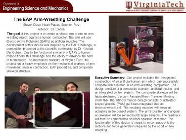 PPT – The EAP ArmWrestling Challenge PowerPoint presentation | free to ...