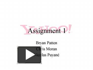 PPT – Bryan Patten PowerPoint presentation | free to view - id: 2b001-M2JmO