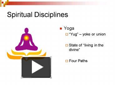 Spiritual Disciplines presentation | free to view