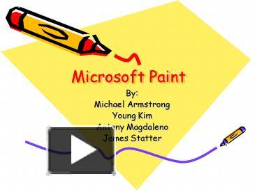 Microsoft Paint presentation | free to view