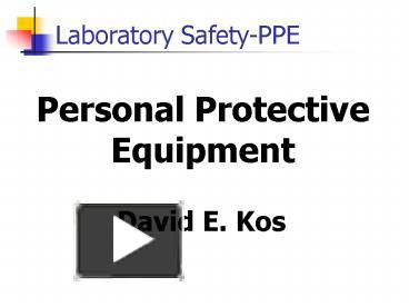 PPT – Personal Protective Equipment PowerPoint presentation | free to ...