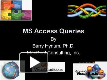 MS Access Queries presentation | free to view