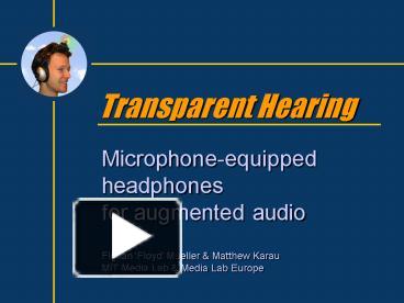 PPT – Transparent Hearing PowerPoint presentation | free to download ...