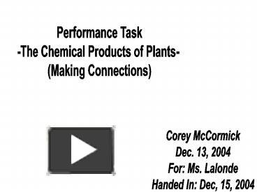 PPT – Performance Task PowerPoint presentation | free to download - id ...