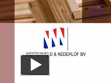 Houten Spouwbladen van Westerveld-Nederlof.nl presentation | free to ...
