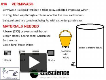 016 VERMIWASH presentation | free to view