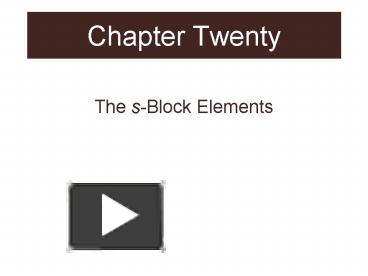 PPT – Chapter Twenty PowerPoint presentation | free to view - id: 2bb7d ...