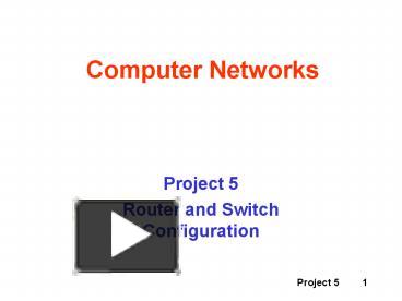 PPT – Computer Networks PowerPoint presentation | free to view - id ...