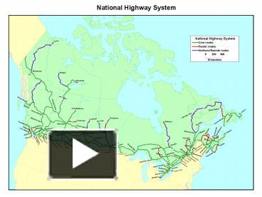 National Highway System presentation | free to view