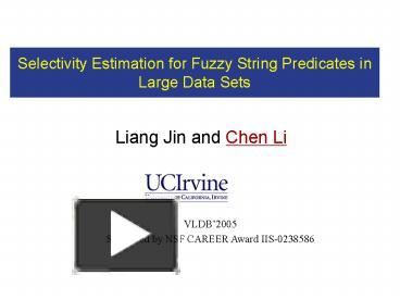 Liang Jin and Chen Li presentation | free to download