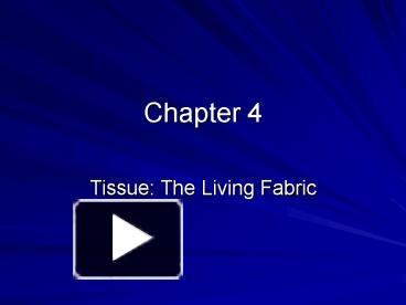PPT – Tissue: The Living Fabric PowerPoint presentation | free to view ...