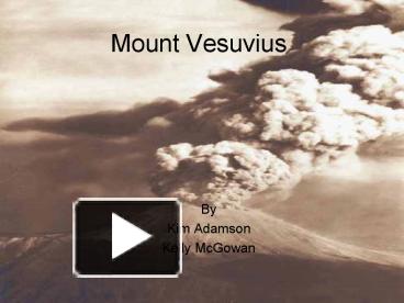 Mount Vesuvius presentation | free to view