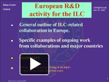 PPT – European R PowerPoint presentation | free to download - id: 2c8a7 ...