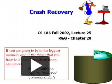 PPT – Crash Recovery PowerPoint presentation | free to download - id ...